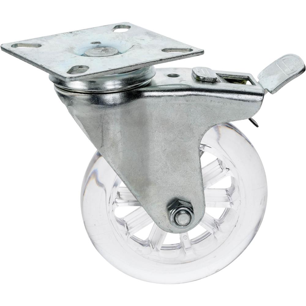 4" Non-Marring Swivel Caster, Plate Mount with Lock - Grizzly ...