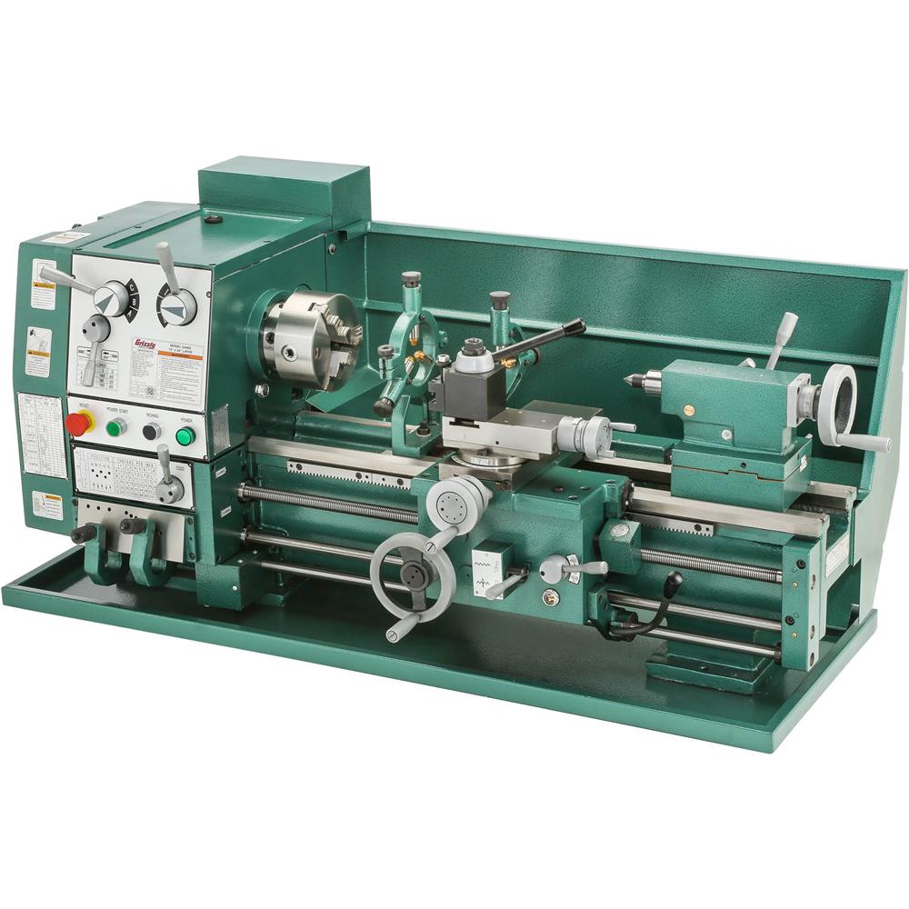 12" x 24" Gear-Head, Cam Lock Spindle, Lathe - Grizzly Industrial