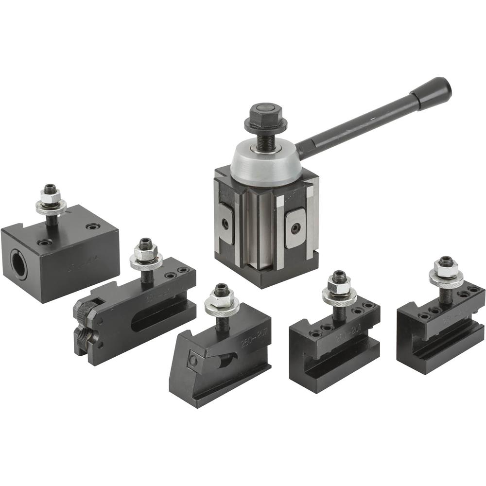 Grizzly G5690 - Quick Change Tool Post Set - 12" to 14" Swing - Grizzly ...