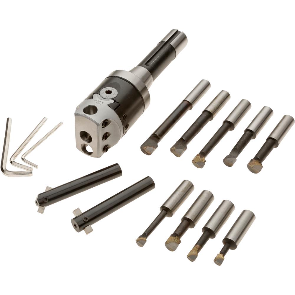 18 pc. R-8 Boring Head Set - Grizzly Industrial, Inc.