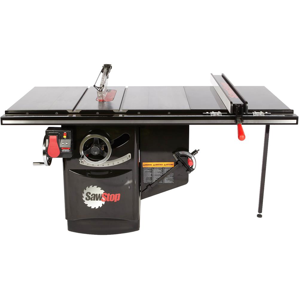 SawStop T30414 - 10" 5 HP 3-Phase Industrial Table Saw With 36" T-Glide ...
