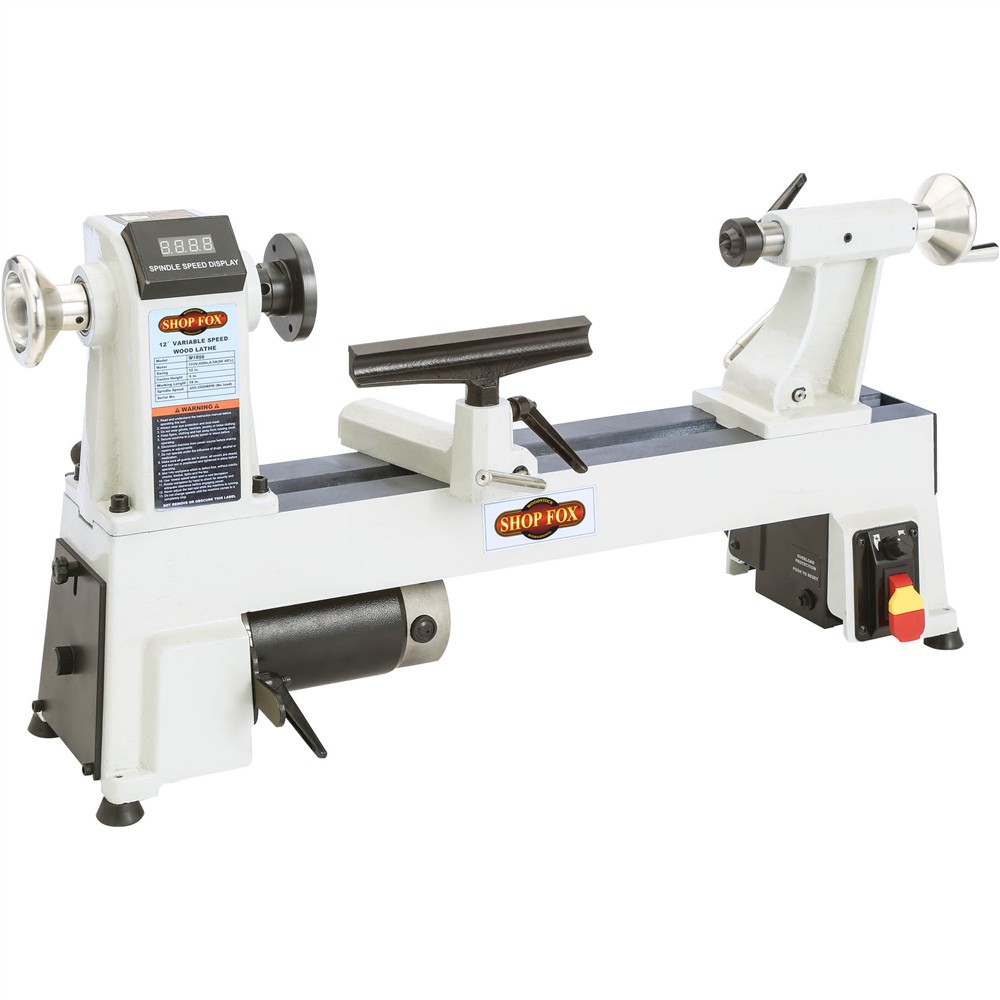 12" x 18" Variable-Speed Benchtop Wood Lathe - Grizzly Industrial, Inc.