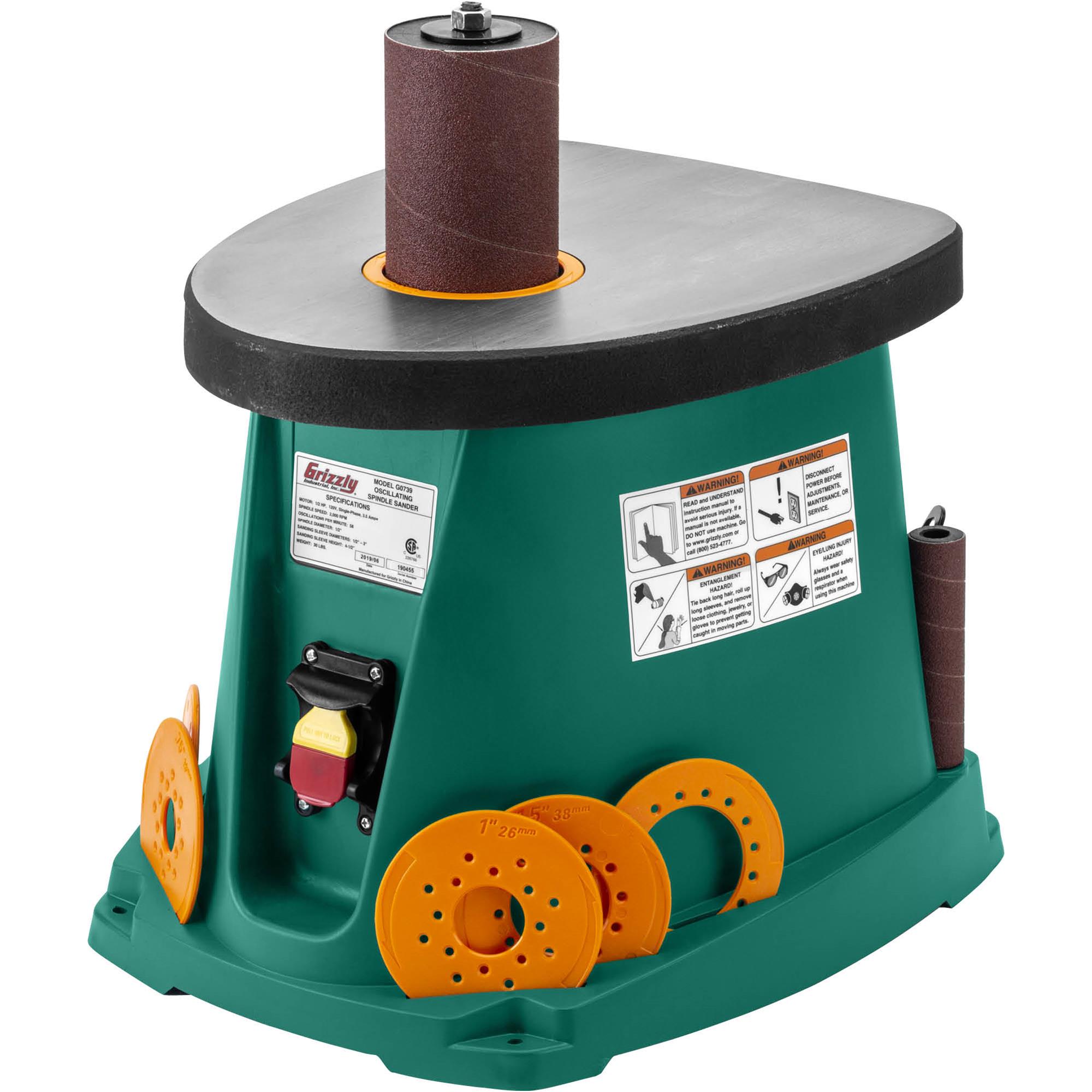 1/2 HP Benchtop Oscillating Spindle Sander - Grizzly Industrial, Inc.