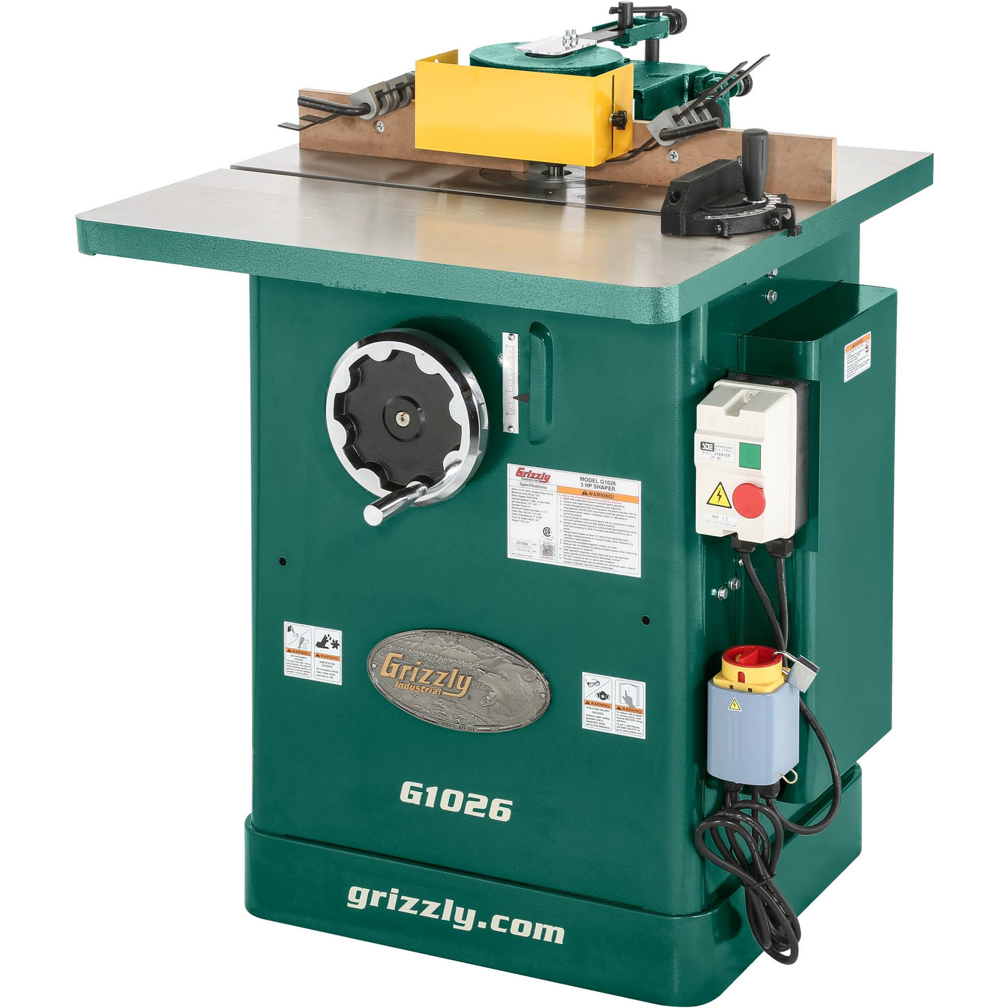 3 HP Shaper - Grizzly Industrial, Inc.