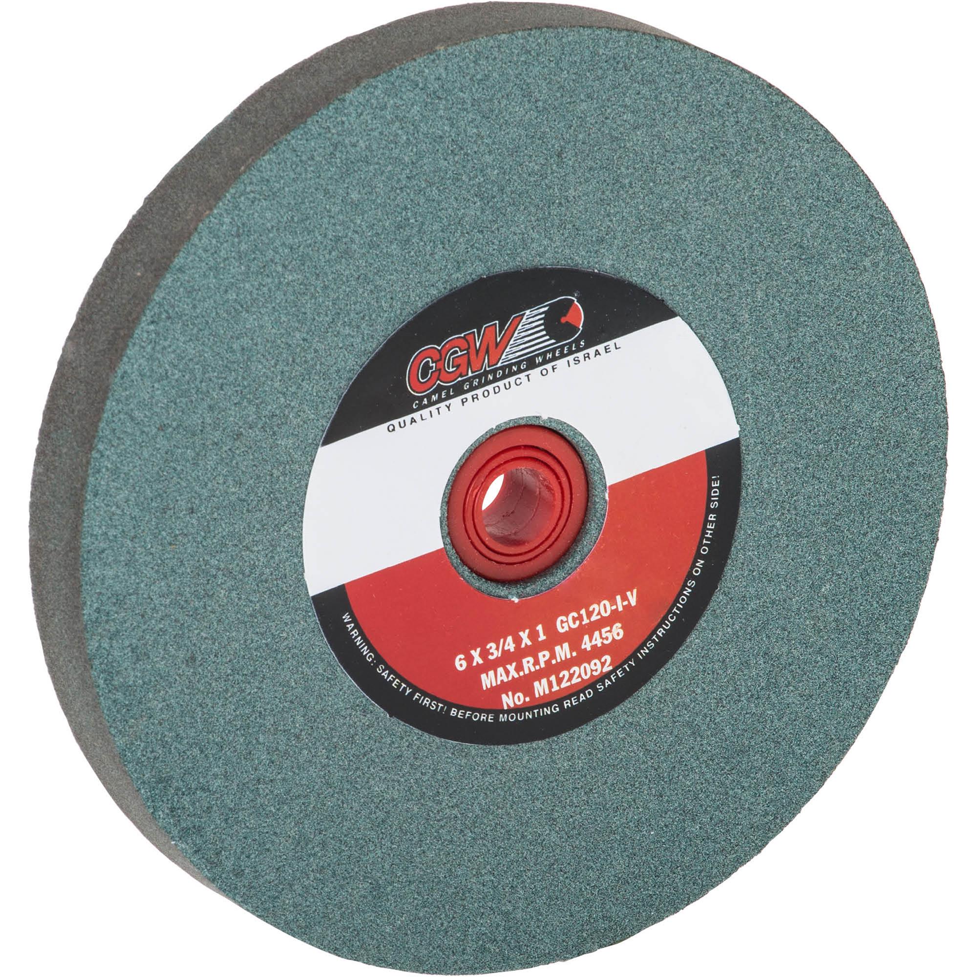 S/C 6" x 3/4" x 1" Grinding Wheel, Type 1, 120 Grit - Grizzly Industrial