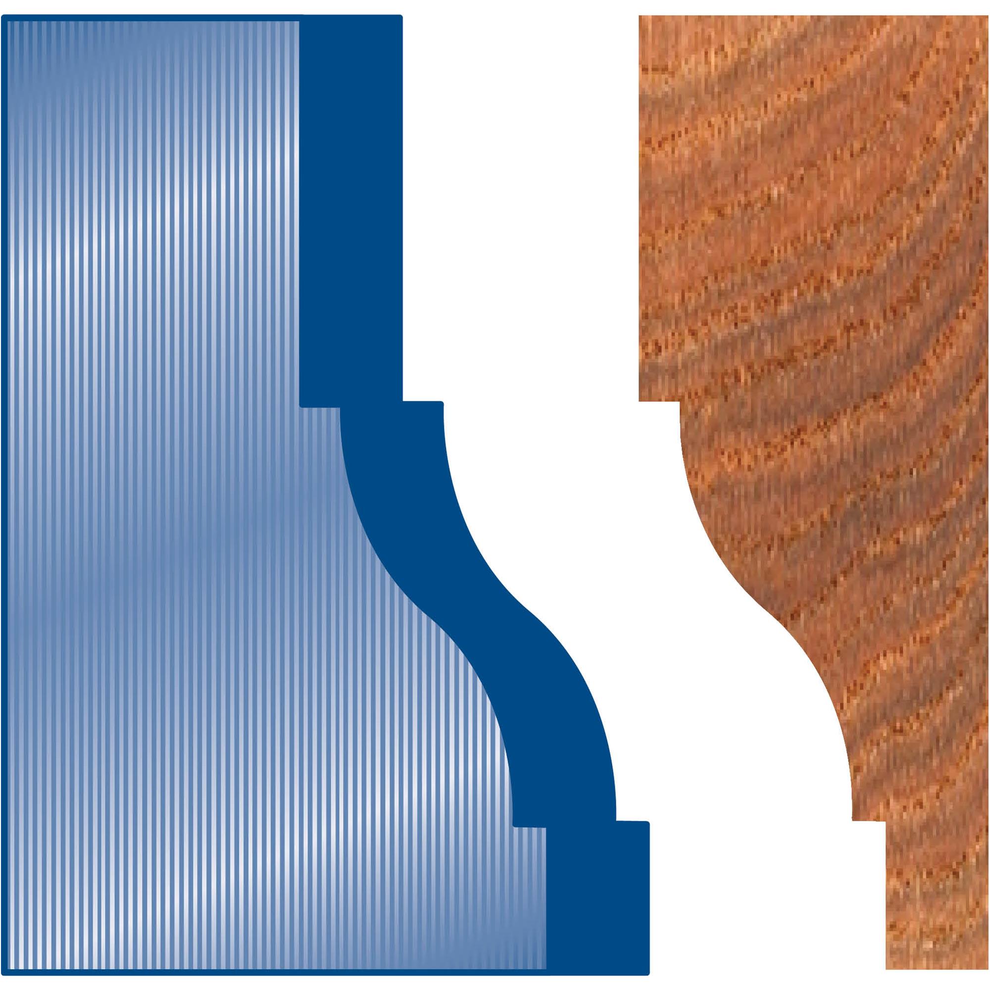 2" Ogee Mould Moulding Head Knife - Grizzly Industrial