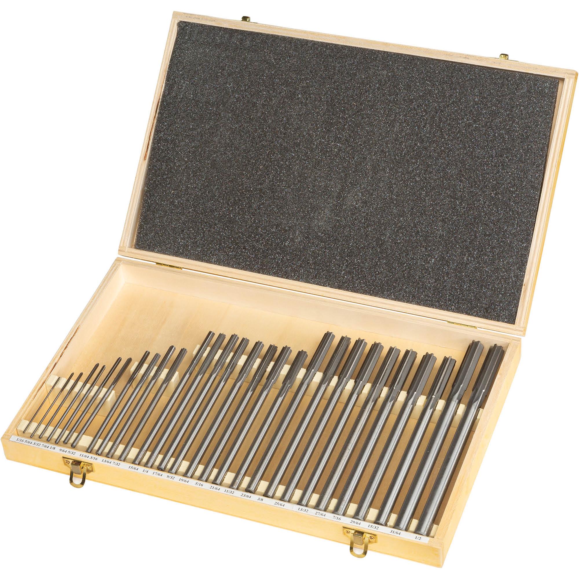 29 pc. HSS Chucking Reamer Set - Grizzly Industrial, Inc.