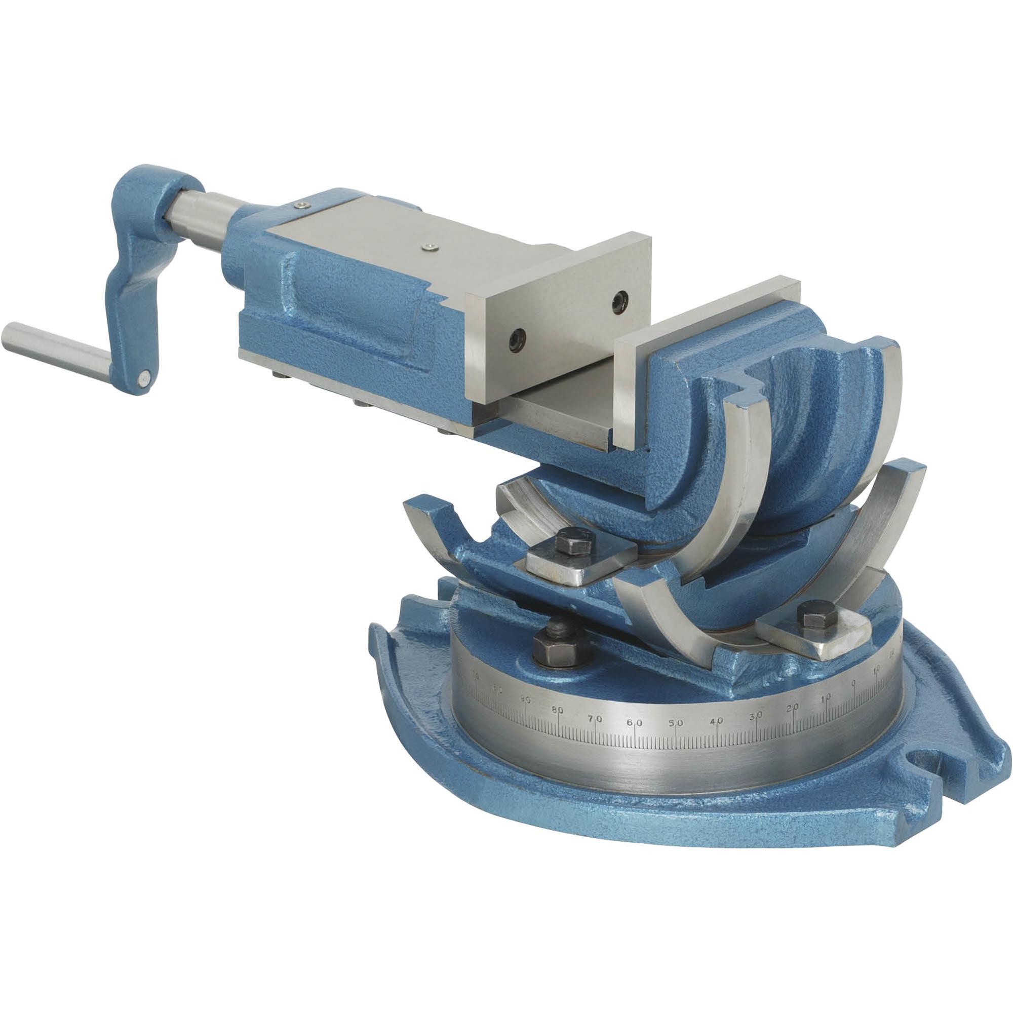 4" Three-Way Precision Angle Vise - Grizzly Industrial