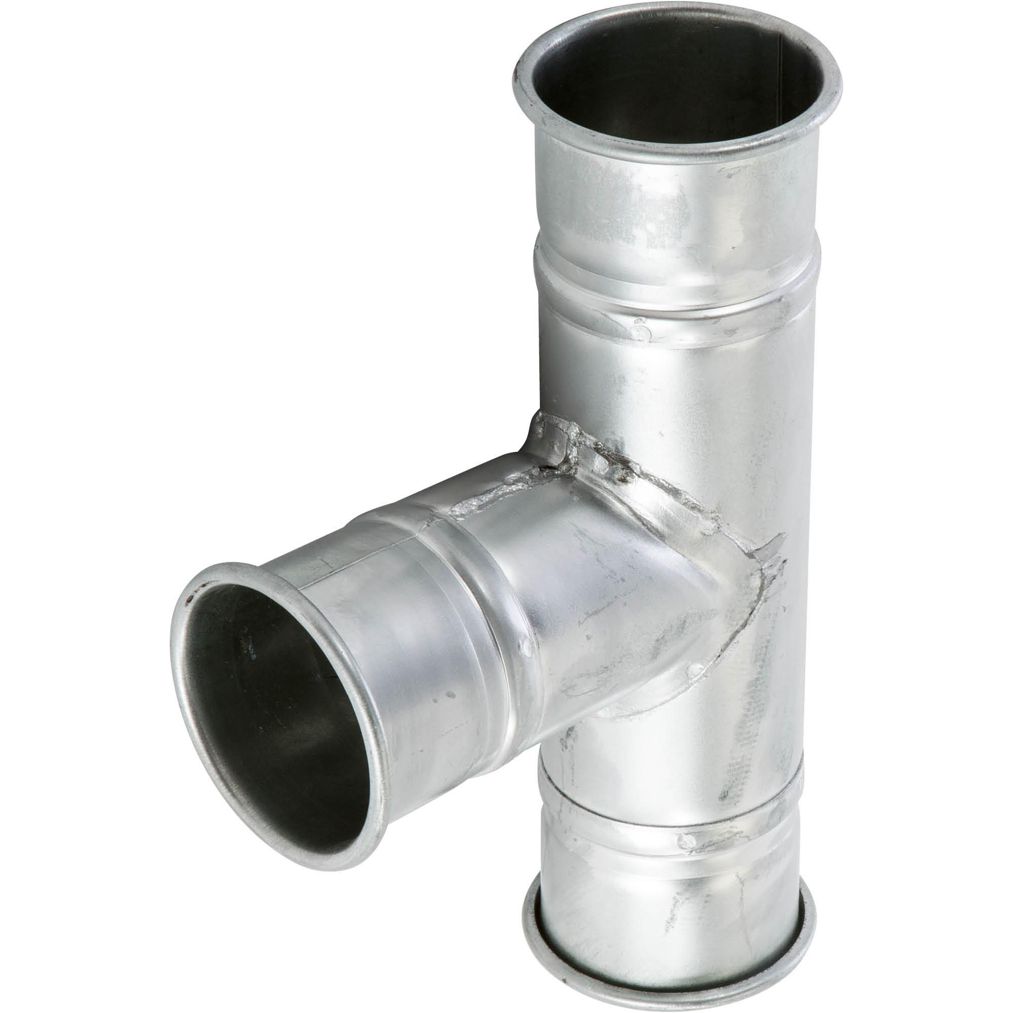 3" 90 Deg Industrial Dust Collection T Branch - Grizzly Industrial, Inc.