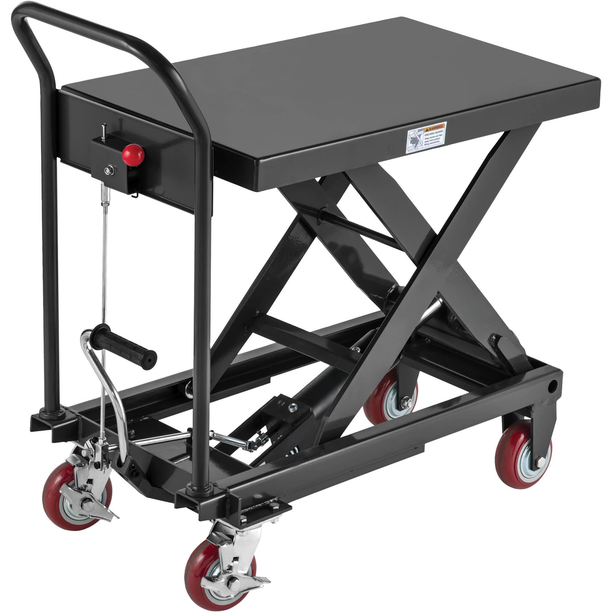Hydraulic Lifting Cart, 1100 Lb. Capacity - Grizzly Industrial, Inc.