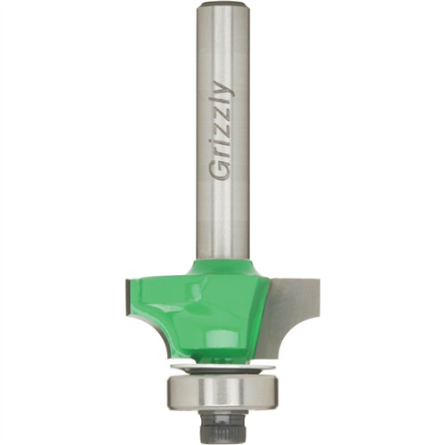 Grizzly C1176 - 3/16"r Roundover Bit, 1/4" Shank - Grizzly Industrial, Inc.