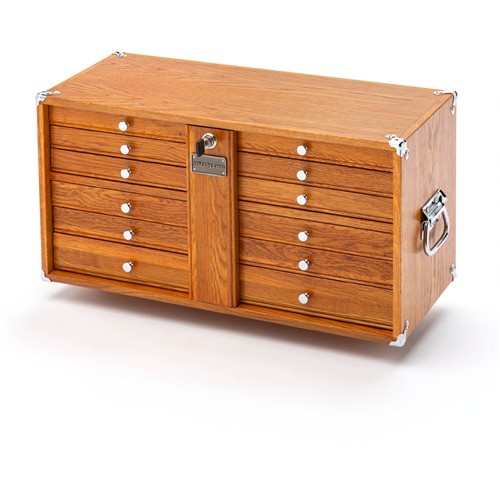 23" Series 9-Drawer Red Oak Chest of Drawers - Grizzly Industrial, Inc.